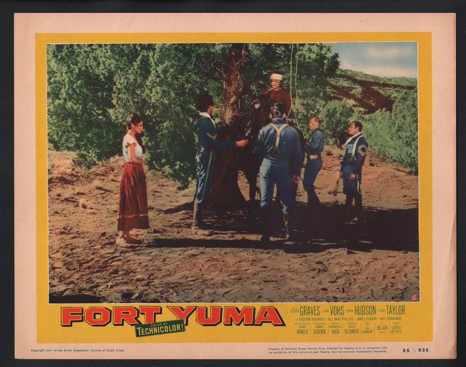 Amazon.com: MOVIE POSTER: Fort Yuma 11"x14" Lobby Card Joan Taylor FN ...