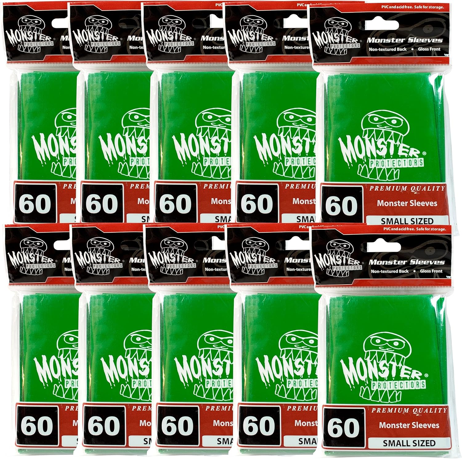 Amazon.com: Monster Protector Small Size Sleeves -600 Pack Glossy ...