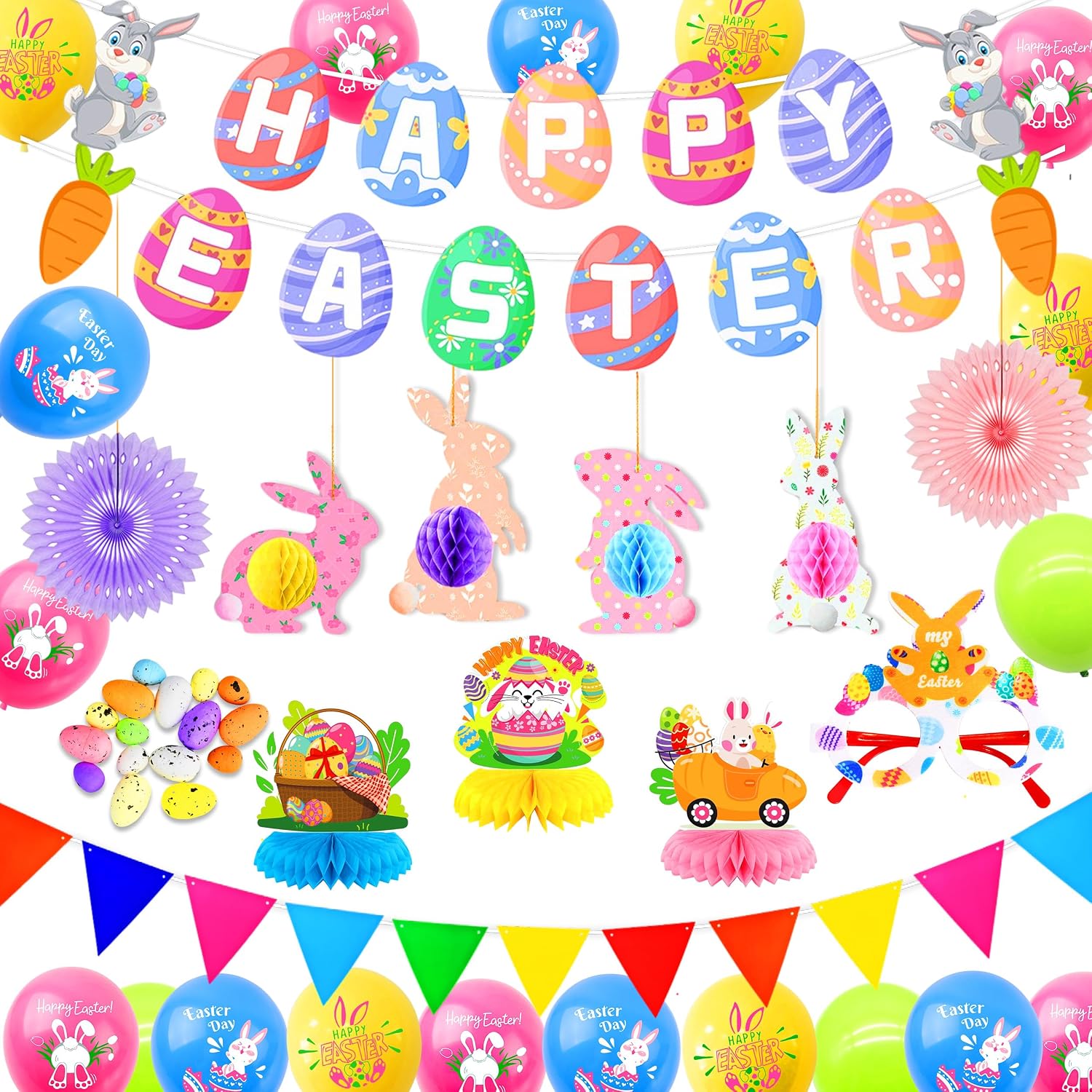 Abitoncc Easter Party Decorations Easter Decorations Happy Easter ...