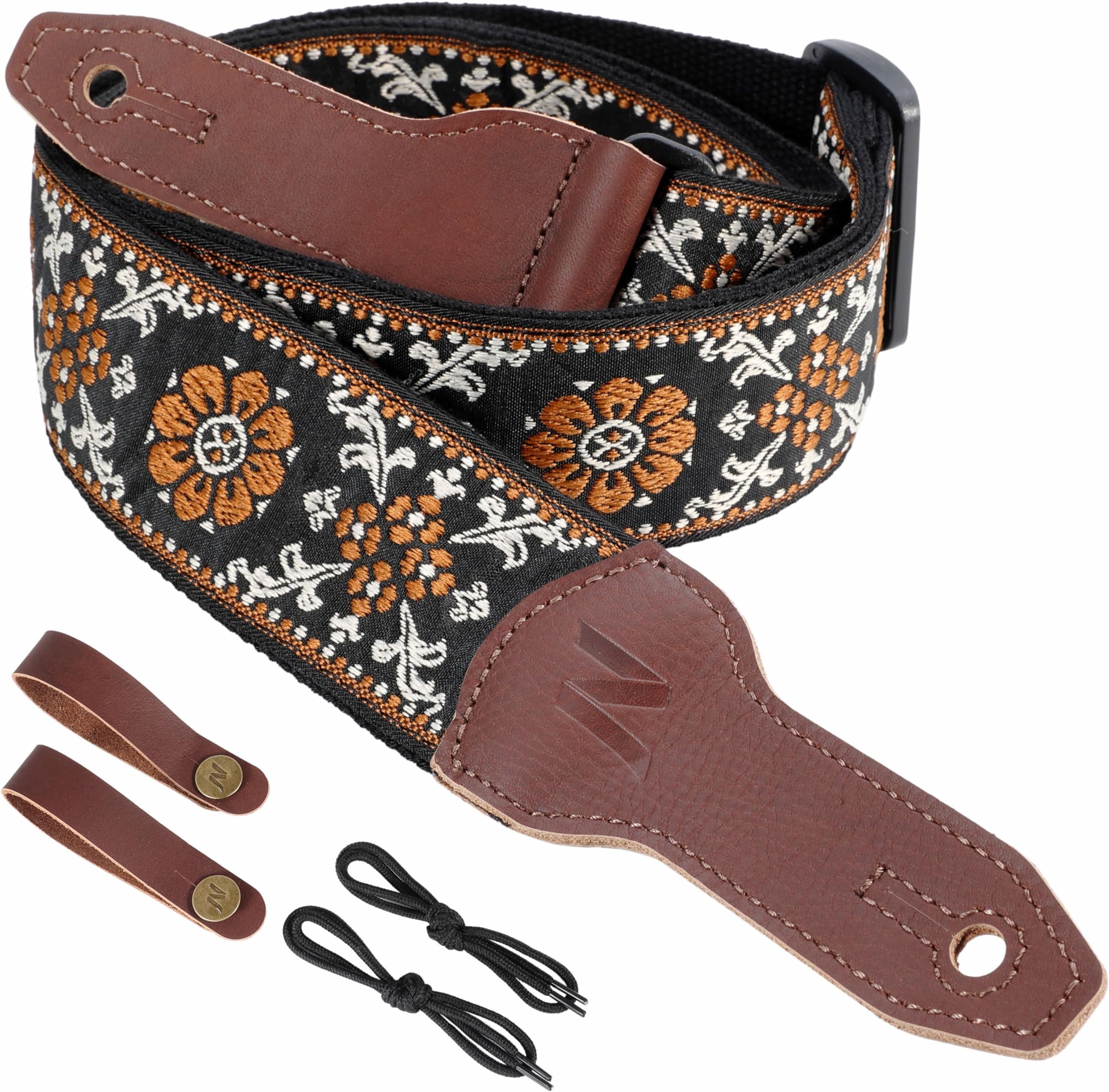 Amazon.com: D'Addario Accessories Banjo Strap with Clips - Strap for ...