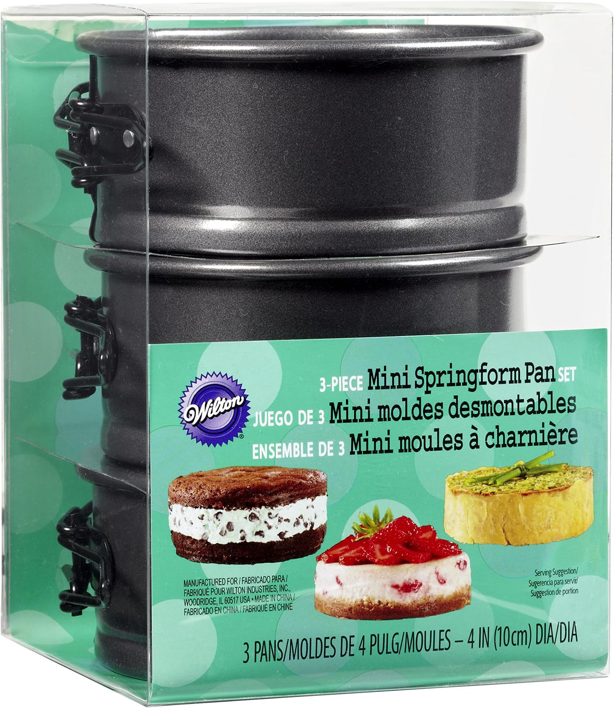 Amazon.com: Round Mini Spring form Pan (Set of 3): Home & Kitchen