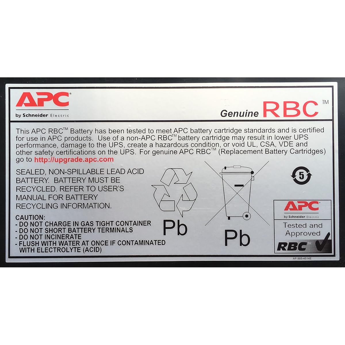 $19/mo - Finance APC UPS Battery Replacement, APCRBC140, for APC Smart ...