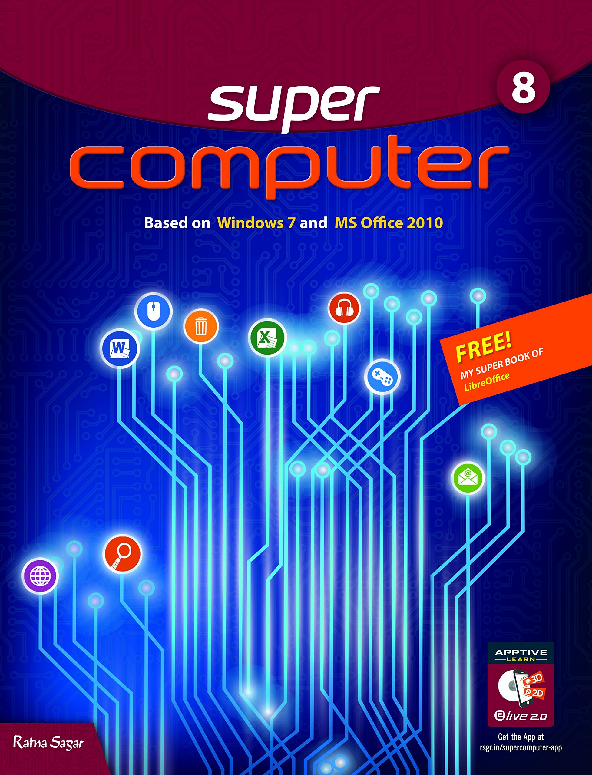 Ratna Sagar Super Computer Book 8 - Computer Book For Class 8 : Ayan ...