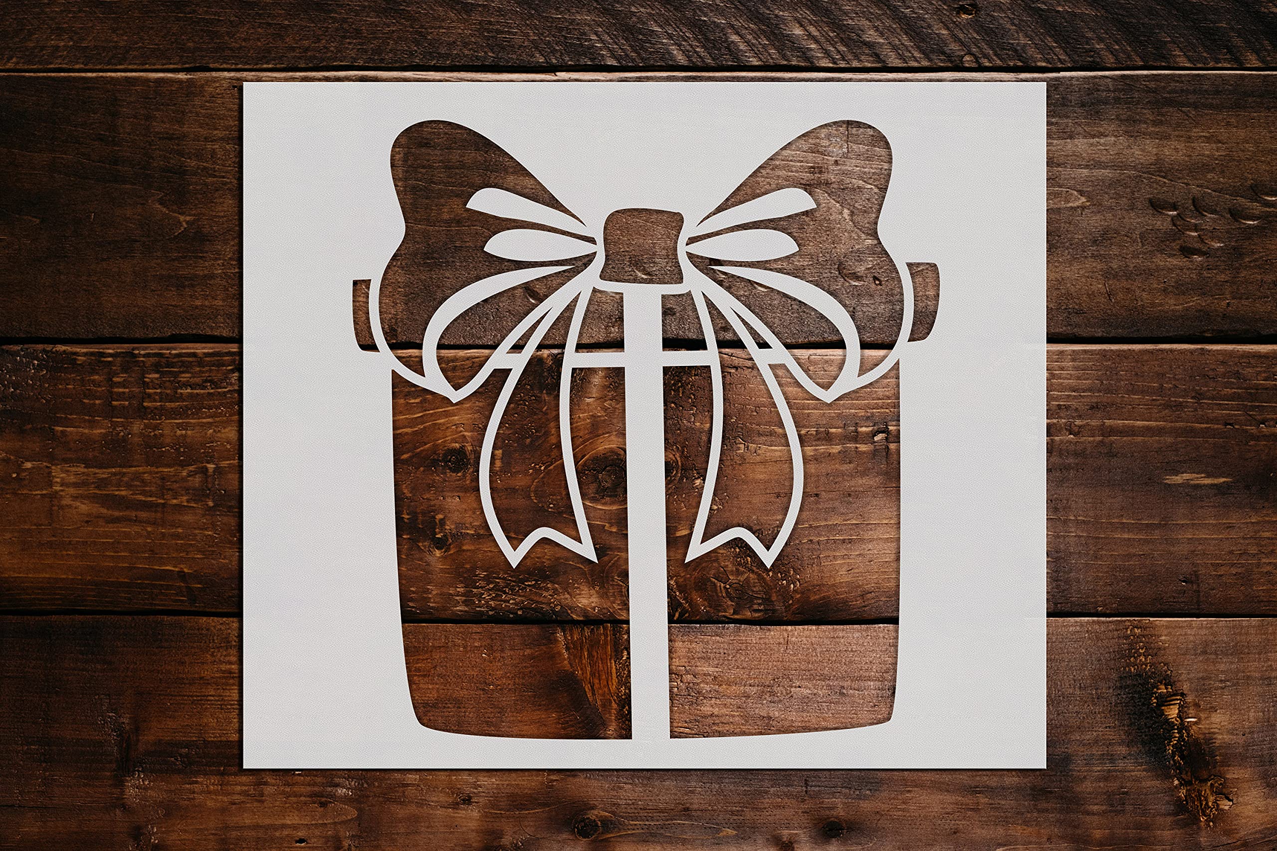 Christmas Present Stencil