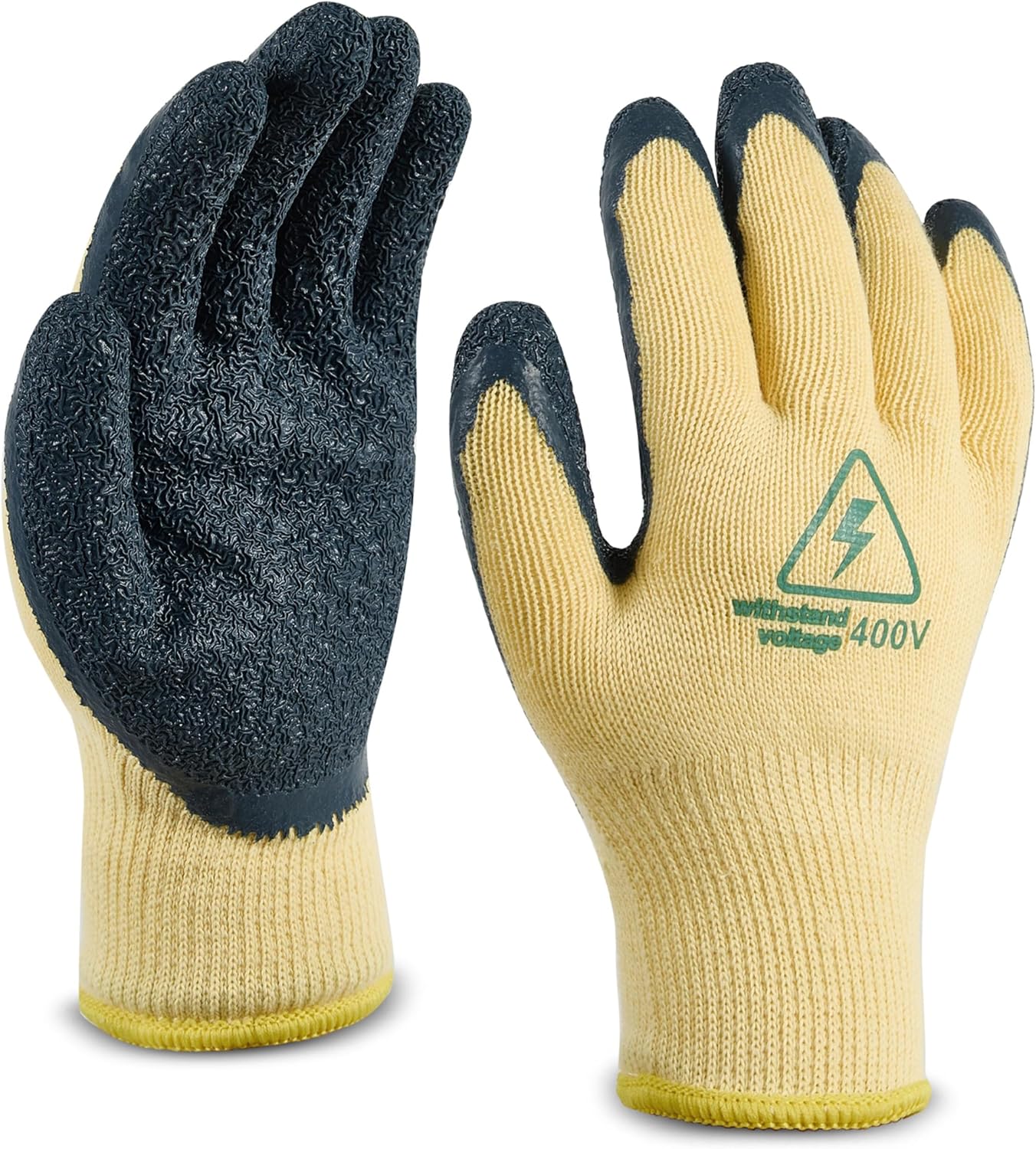 Calectol 400V High Voltage Resistant Gloves Insulated Electrician ...