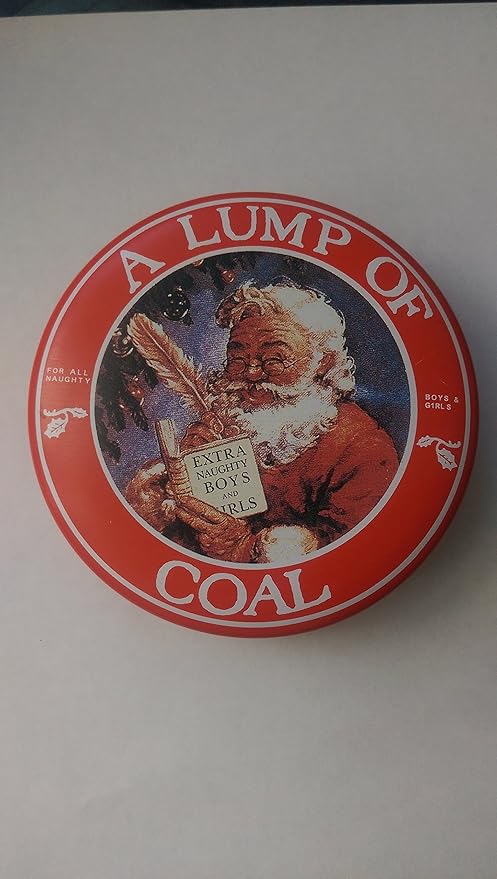 Amazon.com: Lump Of Coal in a Christmas Tin : Toys & Games
