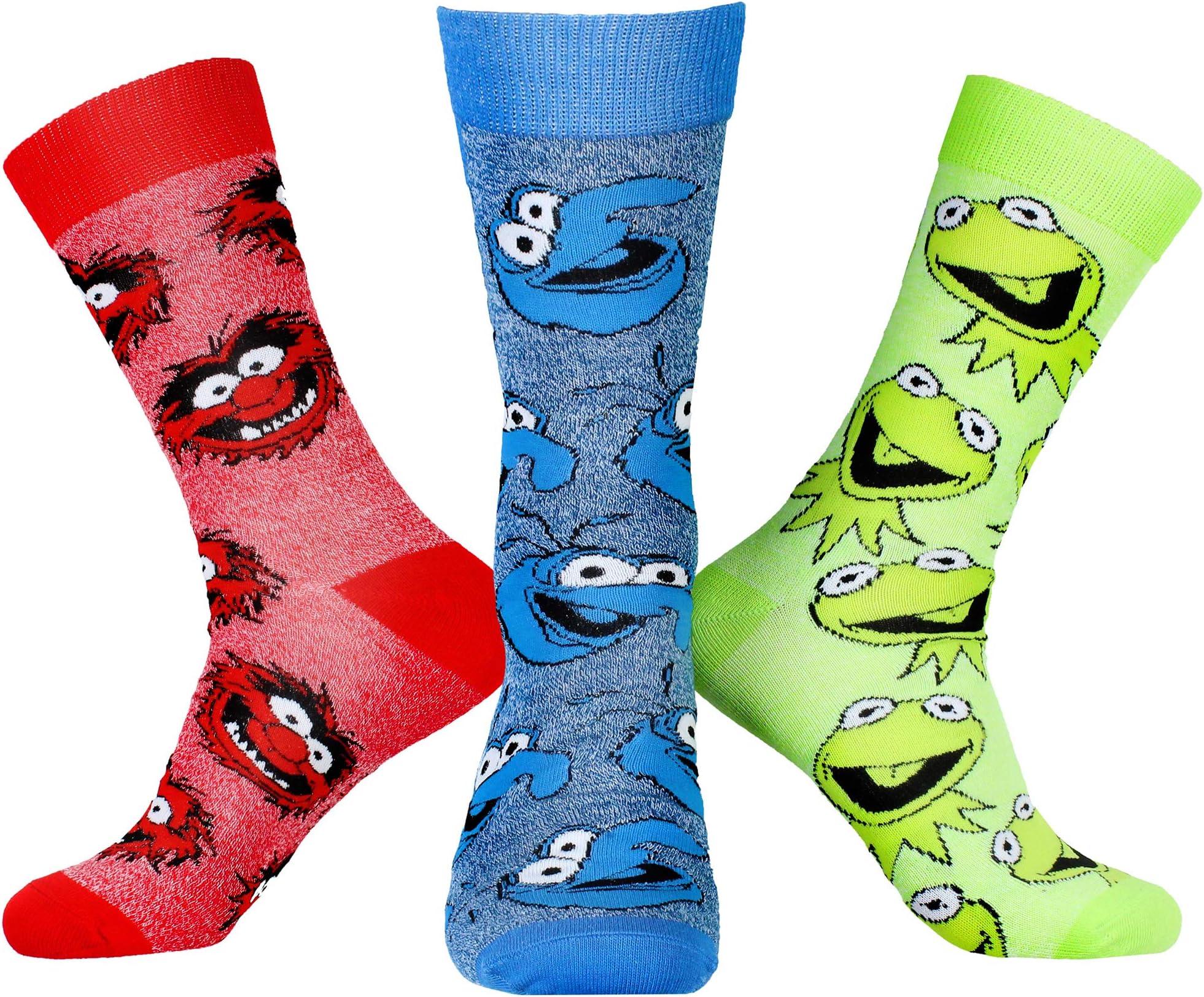 Amazon.com: Disney The Muppets Socks Animal Men's Casual Crew Socks ...