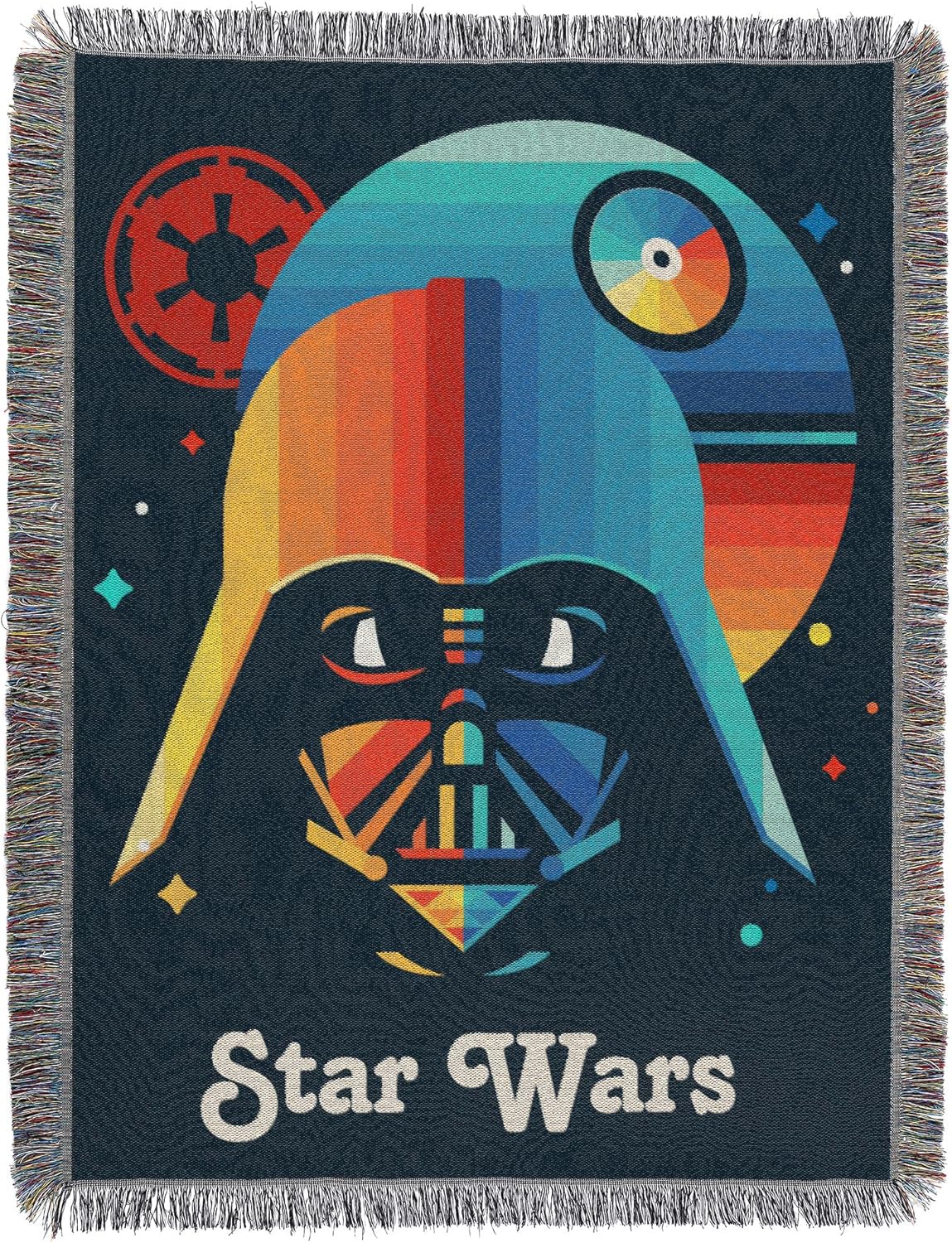 Amazon.com: Star Wars Woven Tapestry Throw Blanket, 48 x 60 Inches ...