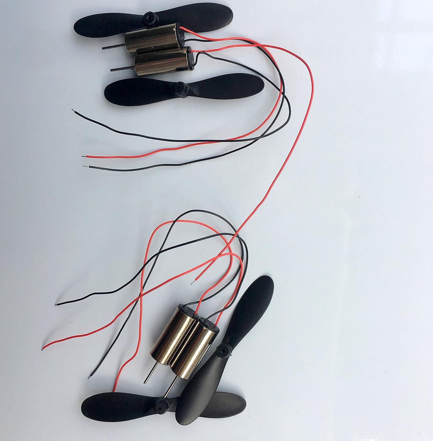 Amazon.com: 4 Sets DC 3.7V Micro Motor with 2 Positive & 2 Negative ...