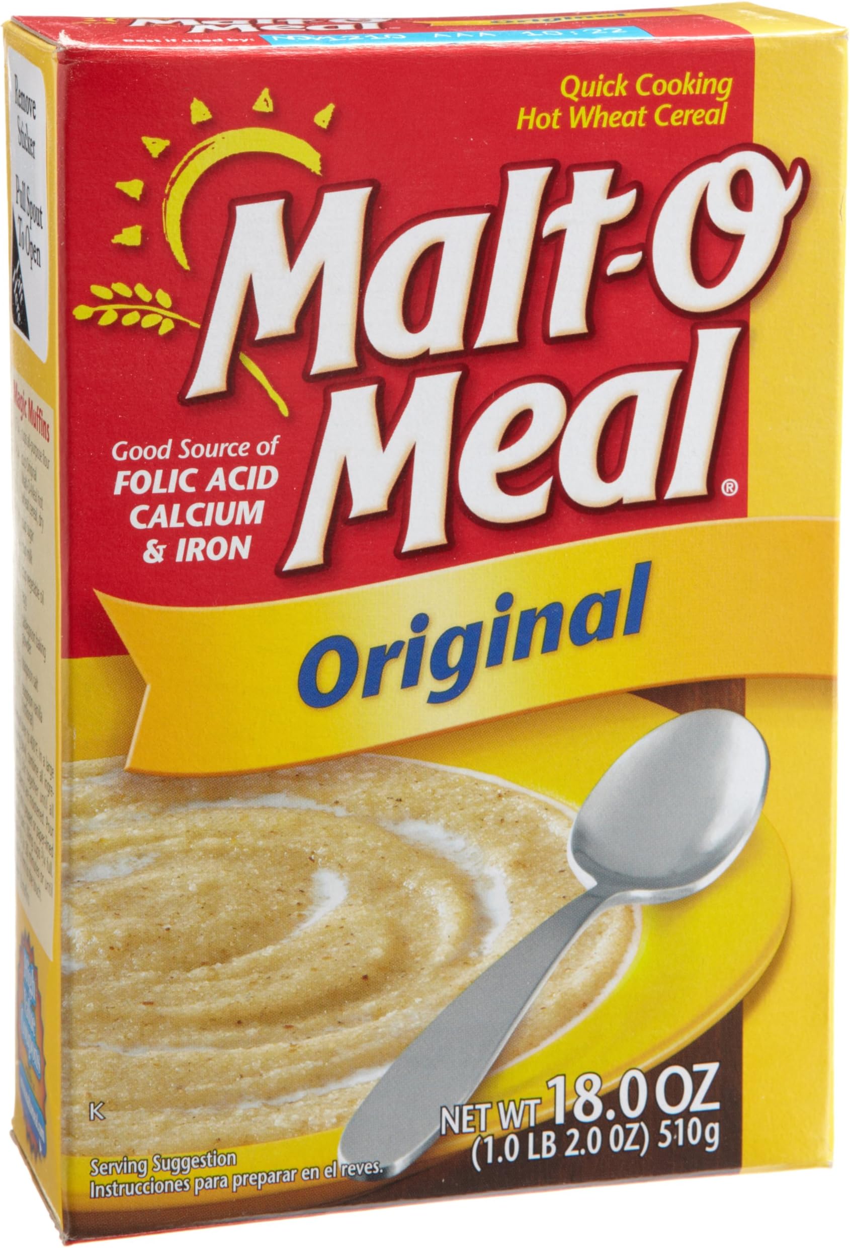 Amazon.com: Malt-O-Meal Hot Cereal, Chocolate Hot Wheat Cereal, Instant ...