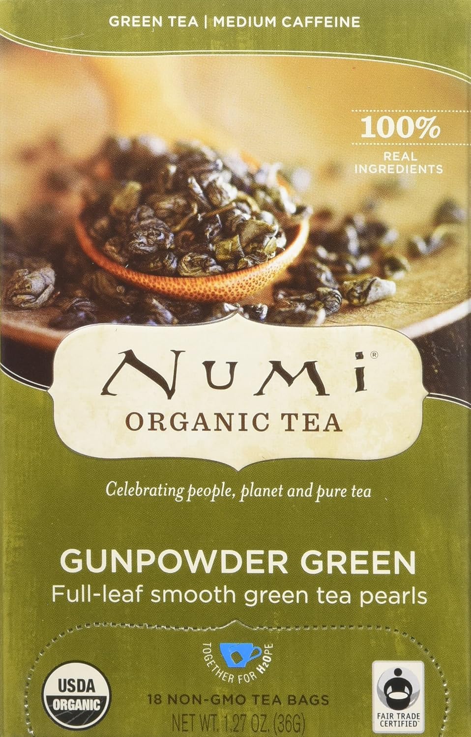 Amazon.com : Numi Organic Tea, Temple of Heaven, Gunpowder Green Tea ...