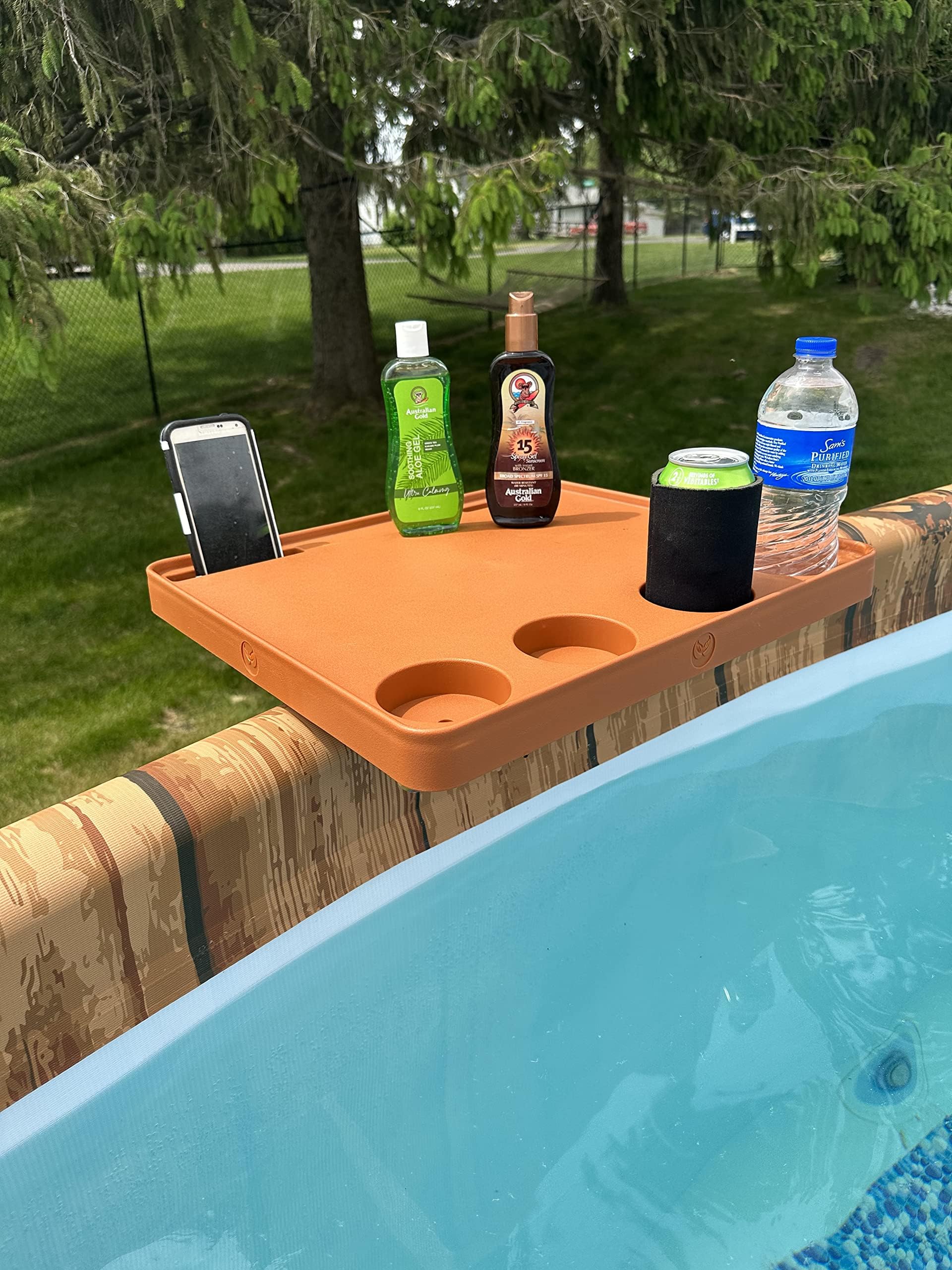 Amazon.com: Mermaid Gear Above Ground Frame Pool Deck Patio Table ...