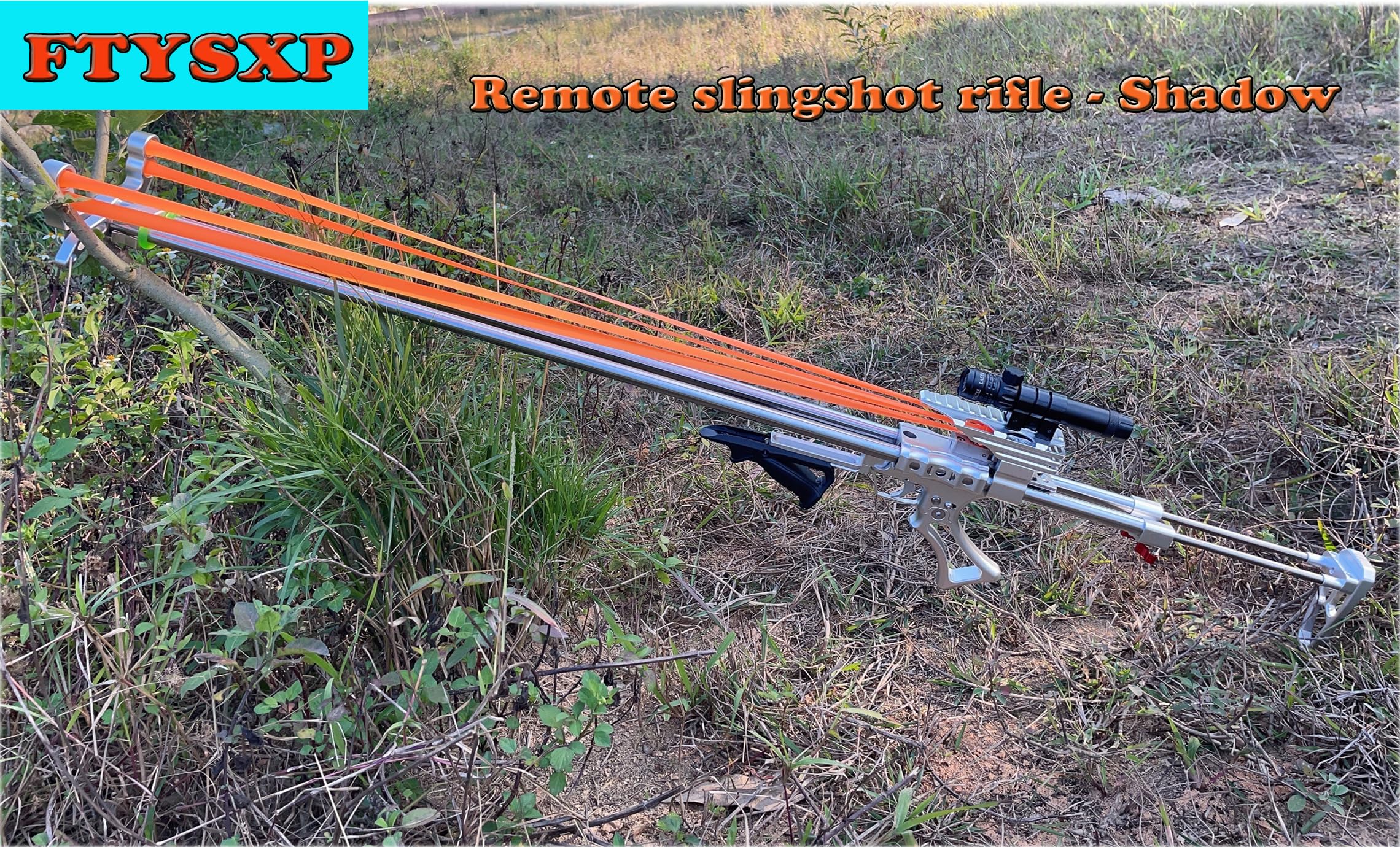 Slingshot Rifle Set Slingshot Rifle 100cm Optical Axis Adjustable Pull ...