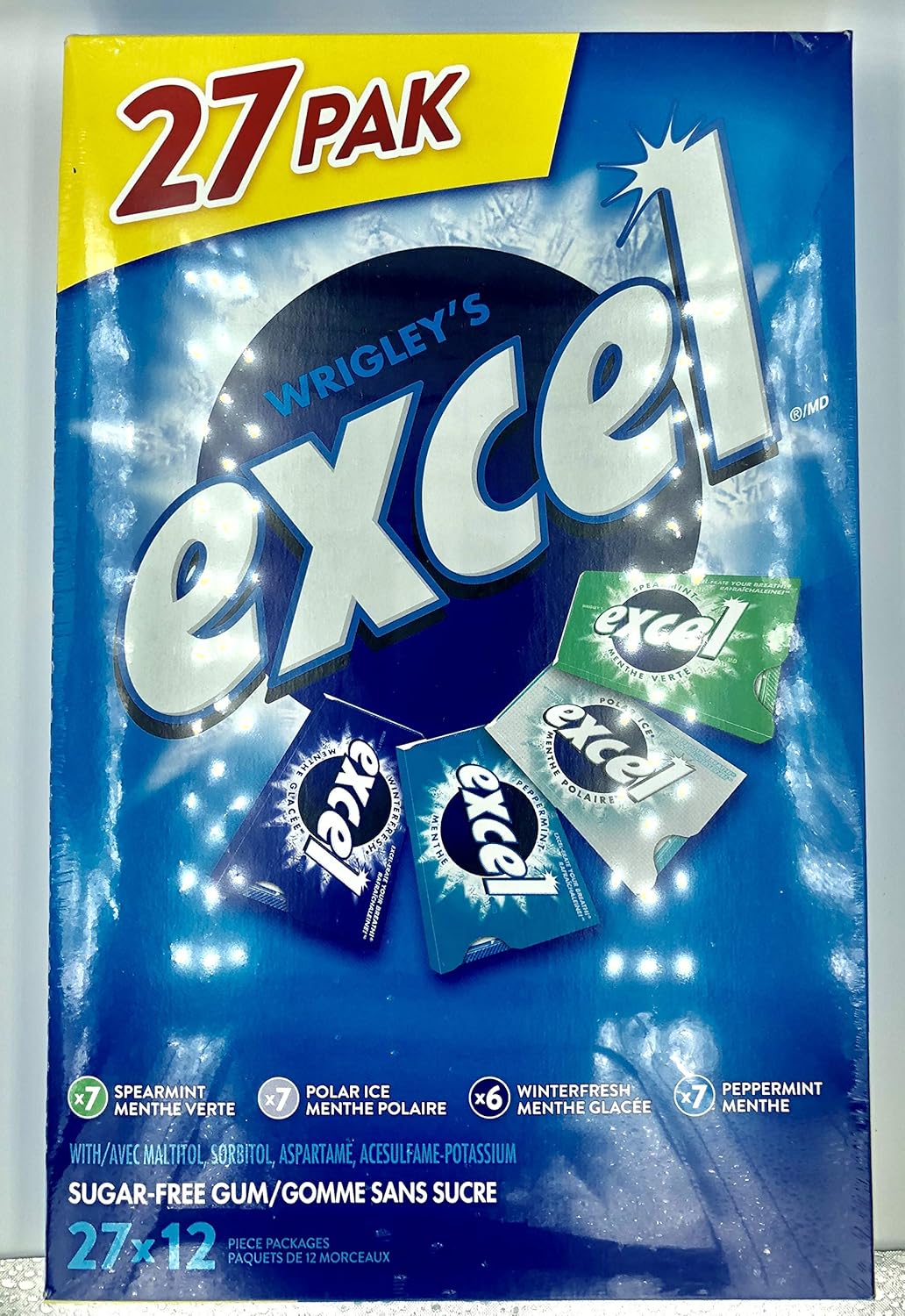 Amazon.com : Excel Menthe Sugar Free Gum : Grocery & Gourmet Food