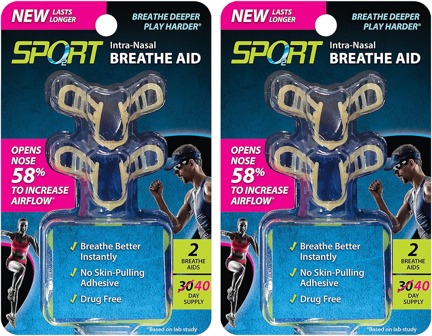 Amazon.com: Sport Intra-Nasal Breathe Aids from SleepRight Breathing ...
