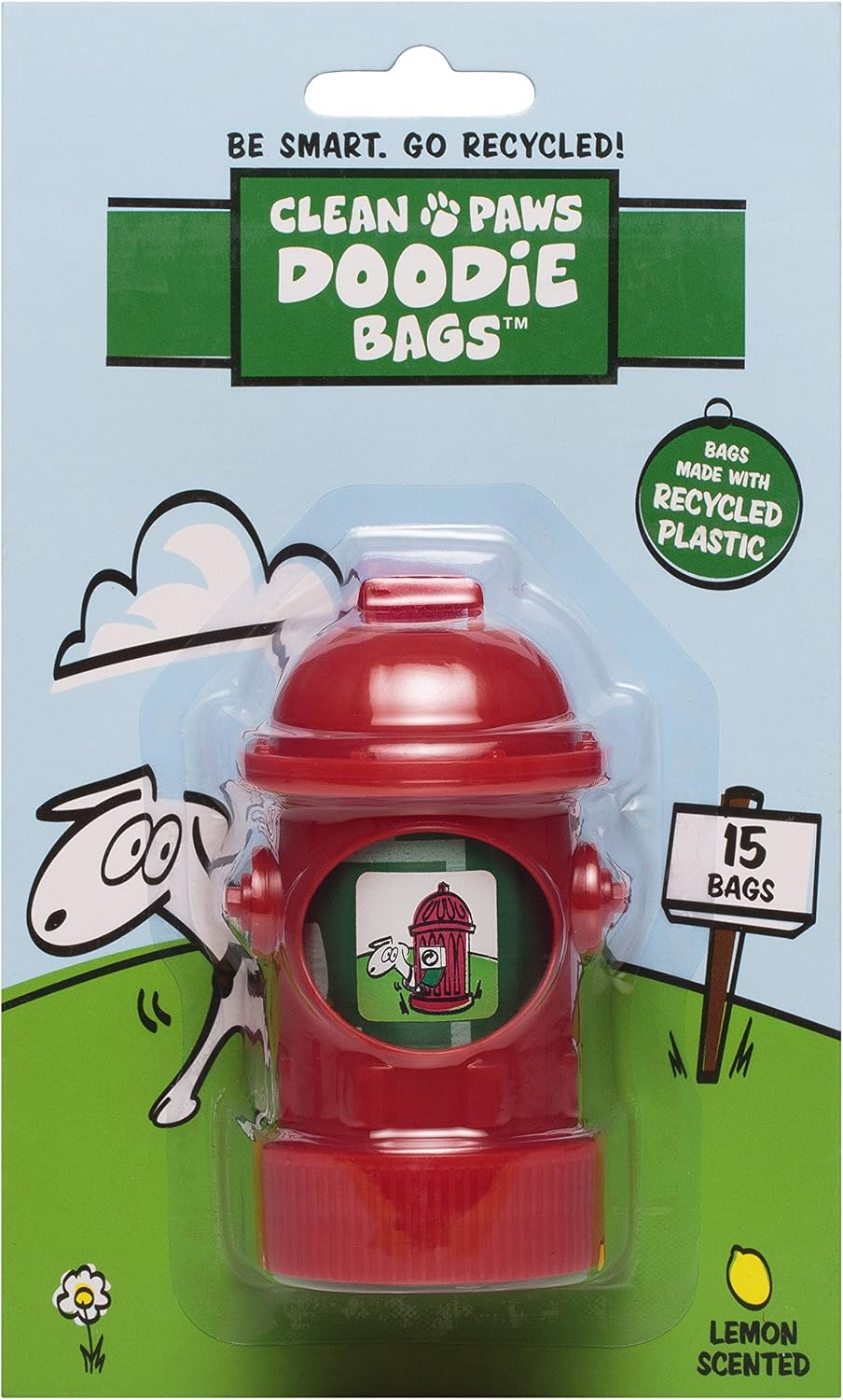 Buy Clean Paws Doodie Bags Clean Paws Hydrant Dispenser with 15 Doodie ...