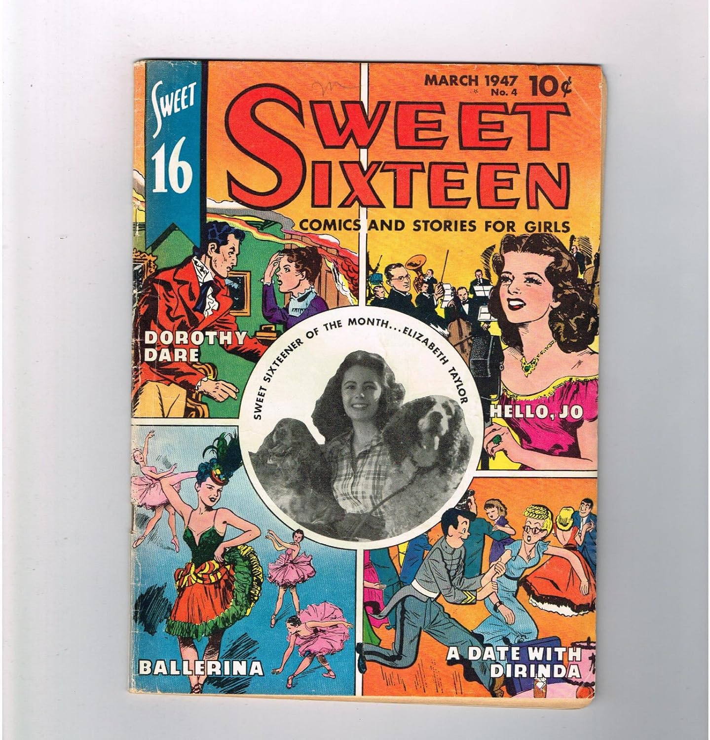 Amazon.com: SWEET SIXTEEN #4 Grade 6.0 Gold Age (1947) find! Elizabeth ...