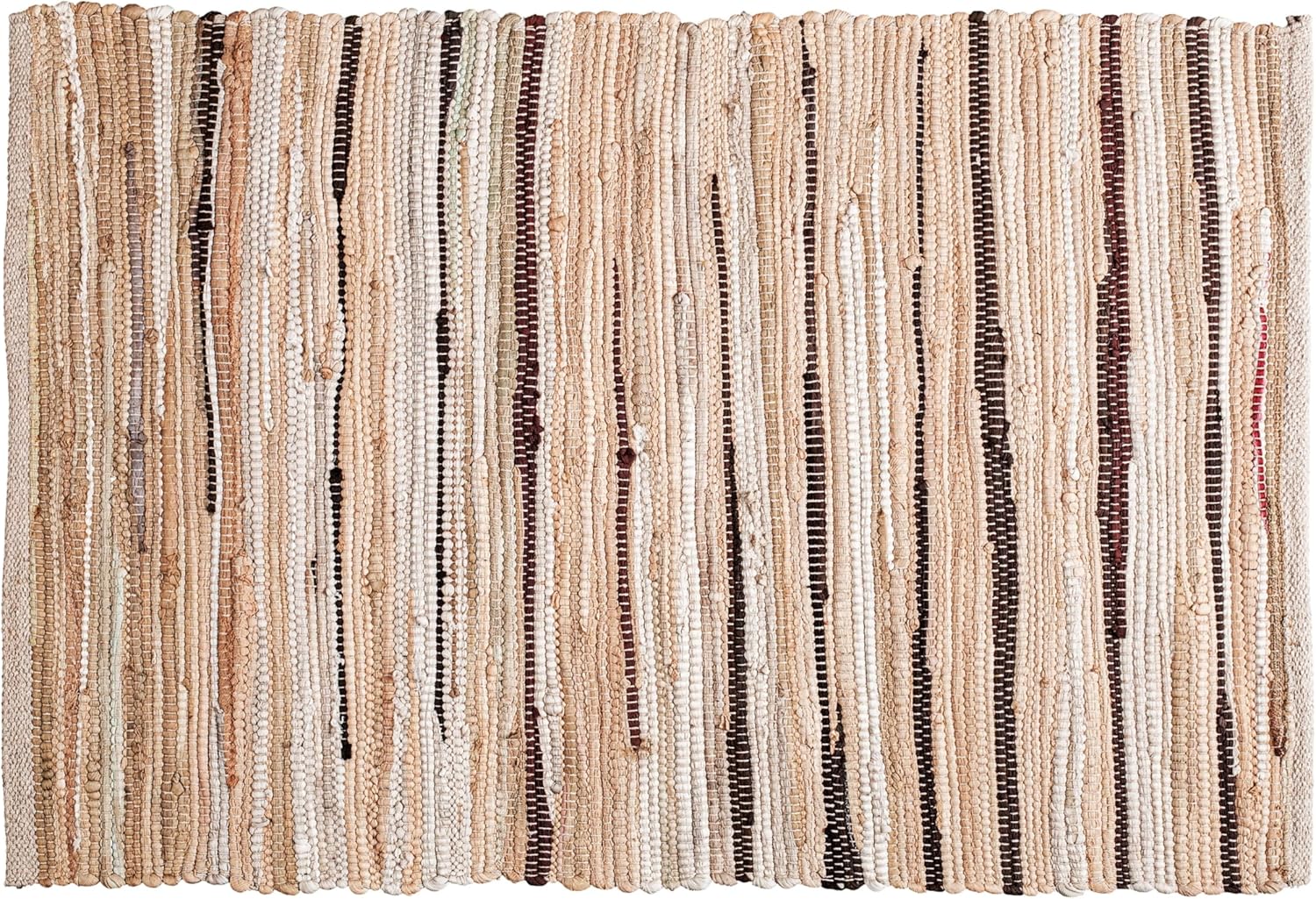 Amazon.com: Ramanta Home Hand Woven 100% Cotton Chindi Rag Rug 2'x3 ...