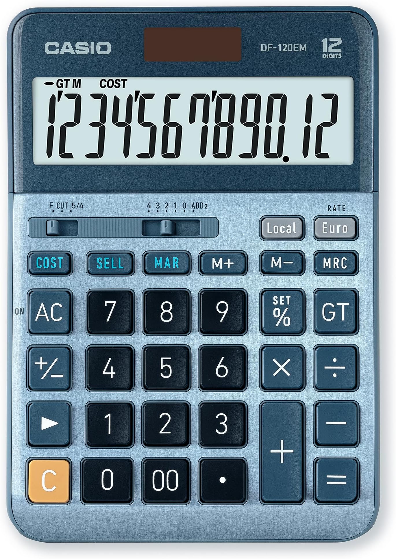 Casio MH12-WES Wide 12 Digit Calculator - White : Amazon.co.uk ...