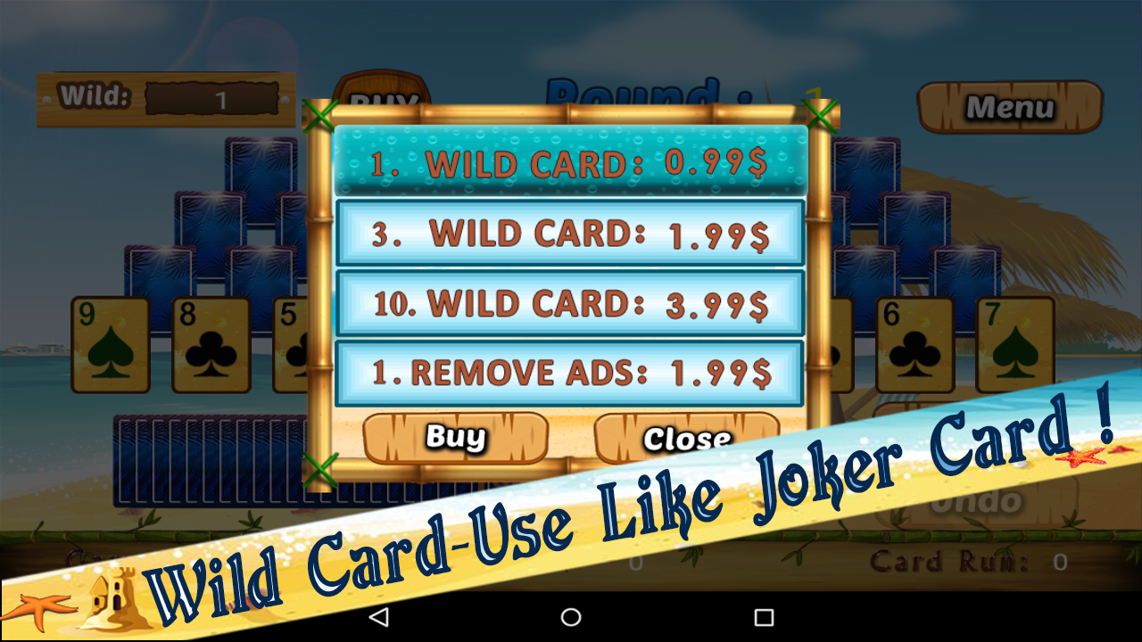 Pyramid Tri Peaks Beach Solitaire Free – Card Towers Game Pack for ...