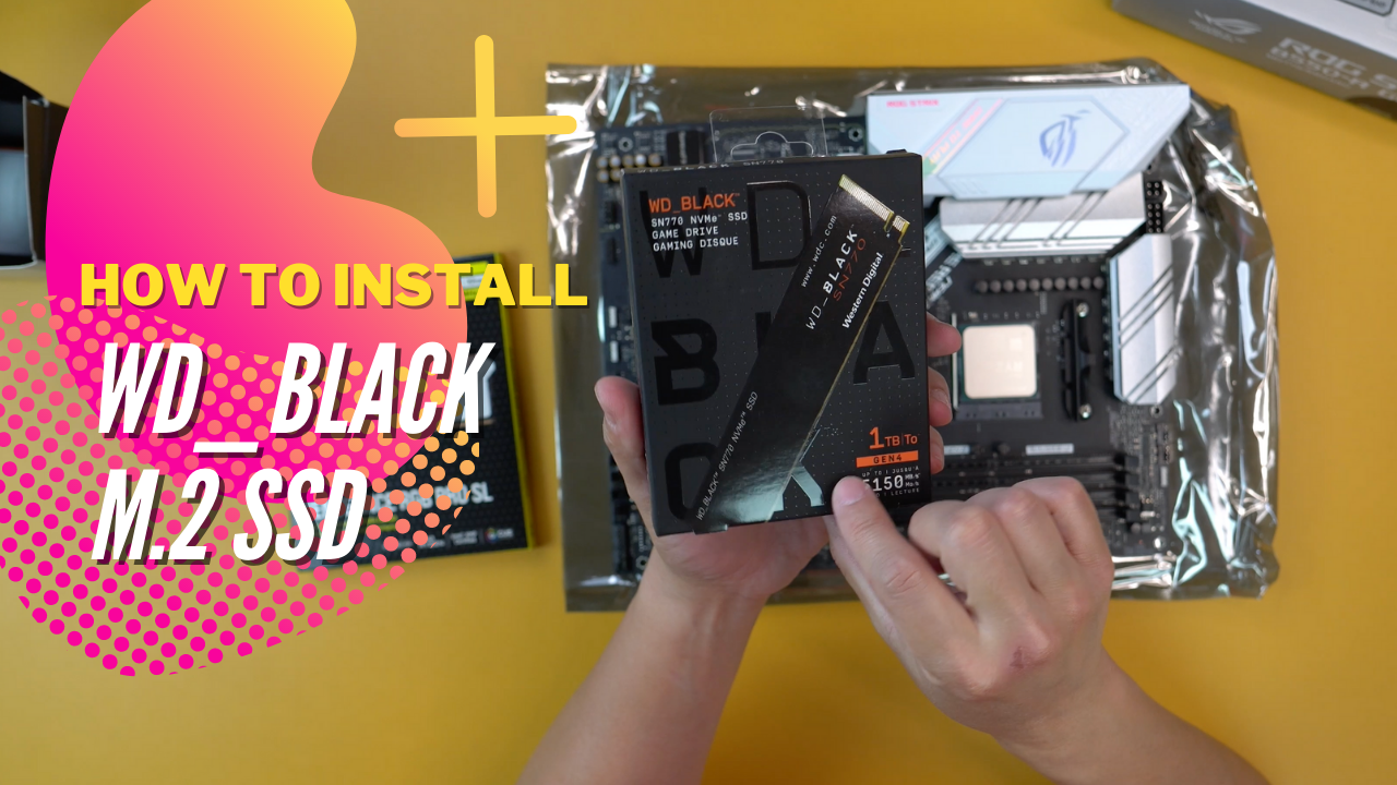 Watch How to Install WD_BLACK 1TB NVMe Internal Gaming SSD on Amazon Live