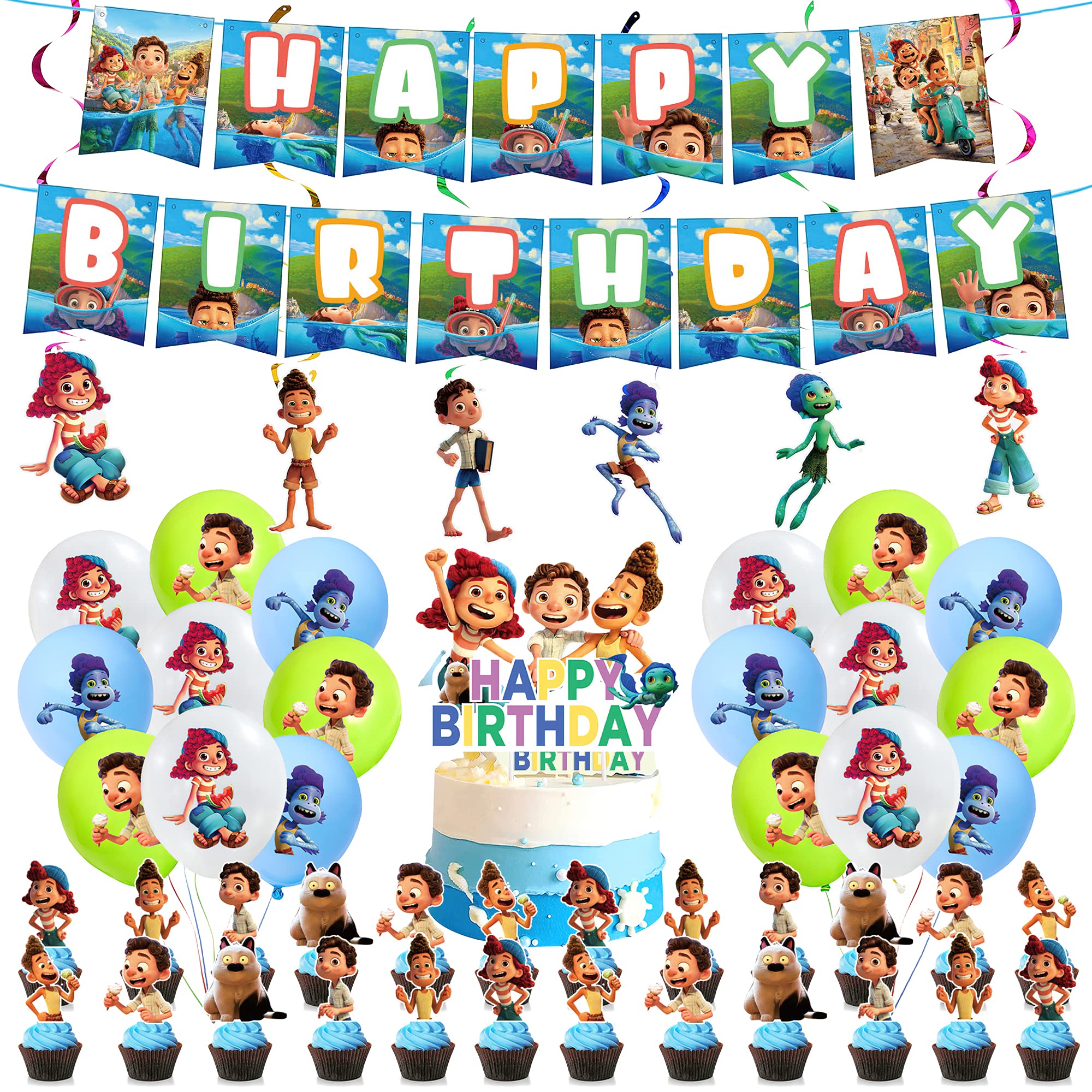 Lca Birthday Party Supplies Lca Birthday Decorations Set Lca Cartoon ...