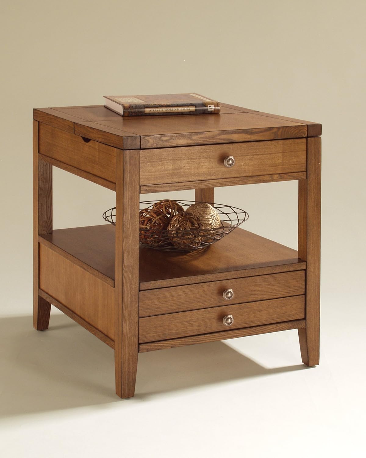 Amazon.com: Magnussen Dartmouth Wood Rectangular Laptop End Table ...