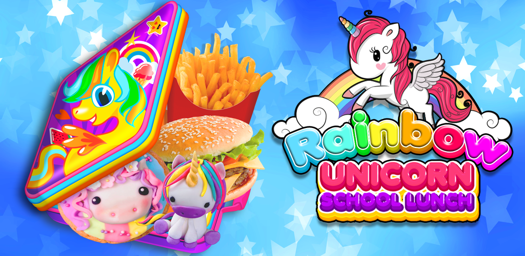 Unicorn School Lunch Maker - Kids Rainbow Lunch & Mealtime Games FREE ...