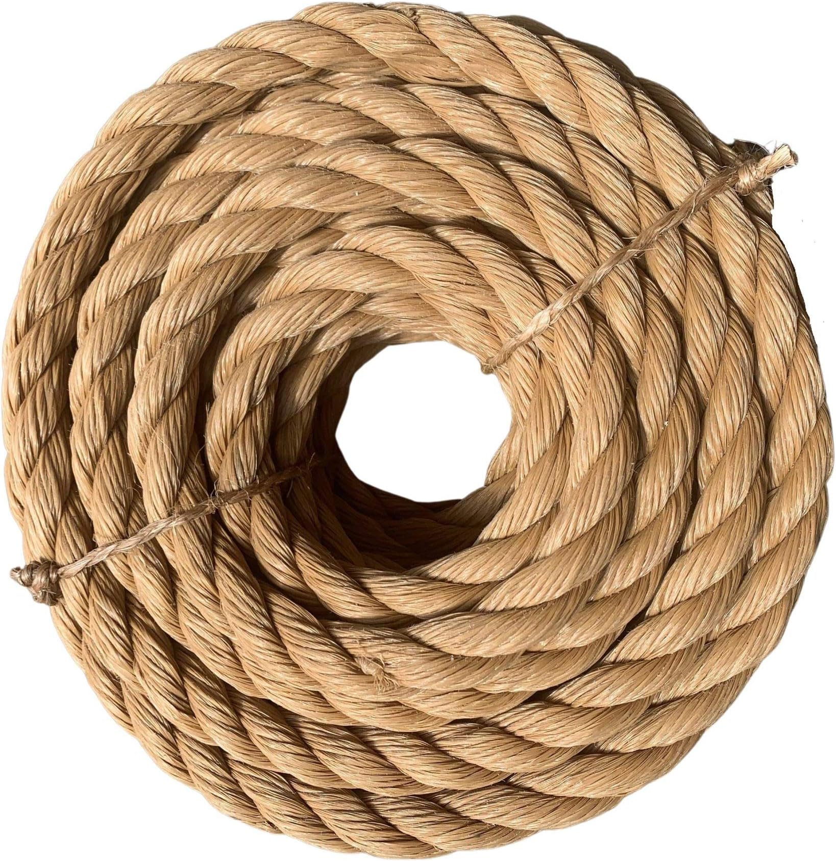 Koch 5011635 Twisted Polypropylene Rope, 1/2 by 50 Feet, Brown - Amazon.com