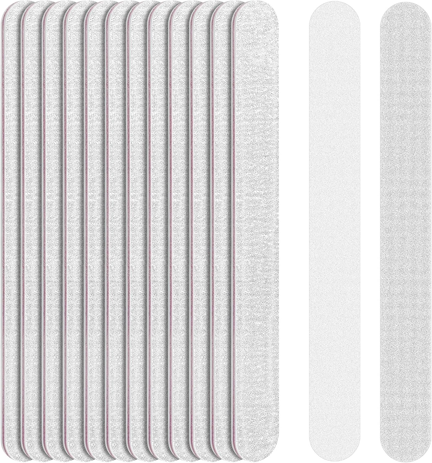 12 Pack Professional Nail File 100/180 Grit Double Sided Emery Board ...