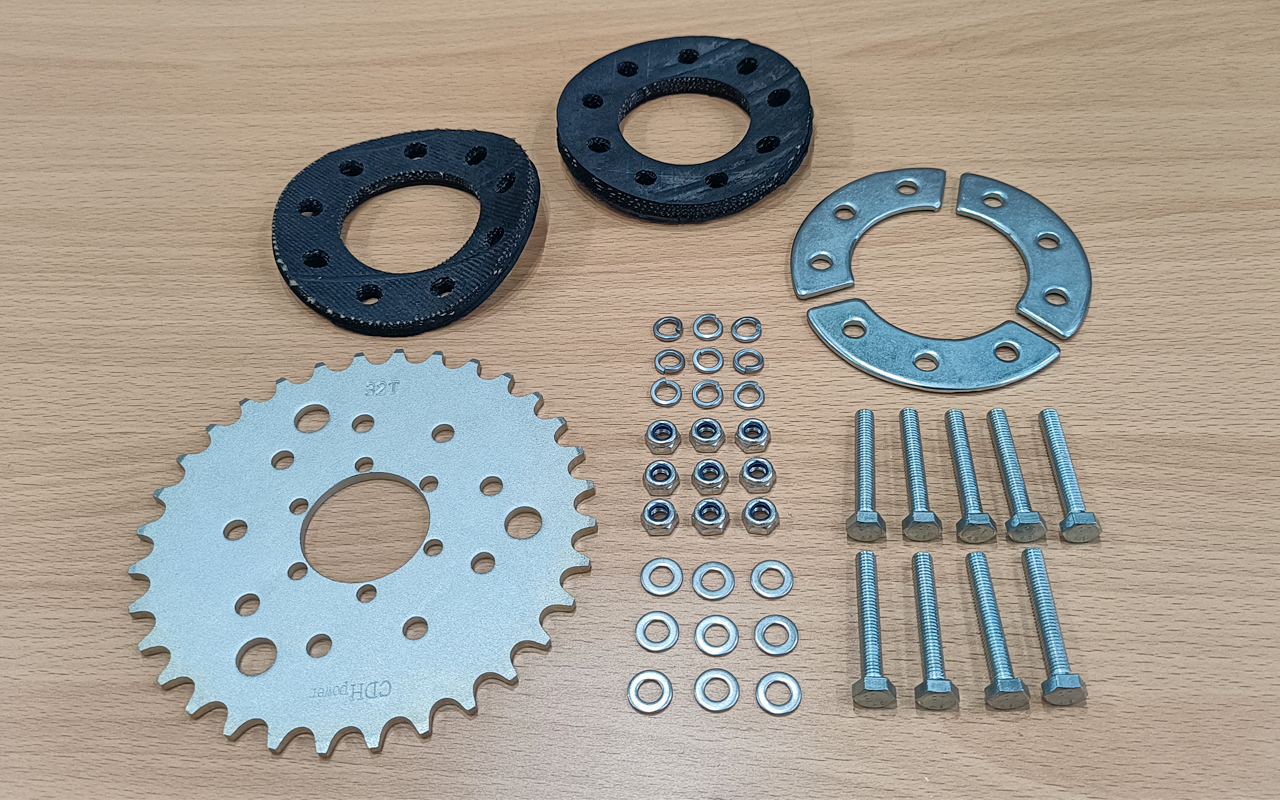 Watch 32 Teeth Sprocket with Sprocket Installation Set on Amazon Live