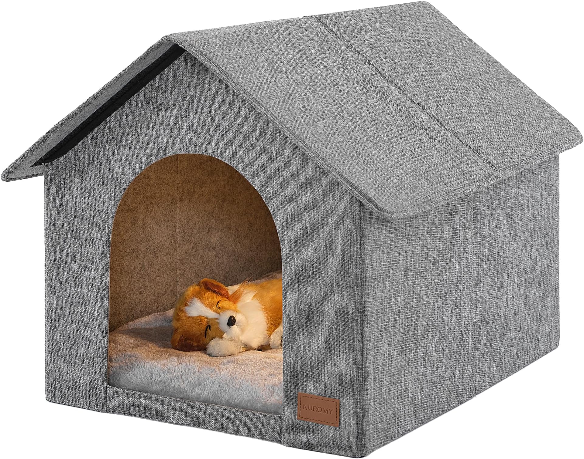 Amazon.com : NUROMY Dog House Indoor,Inside Dog House with Washable ...