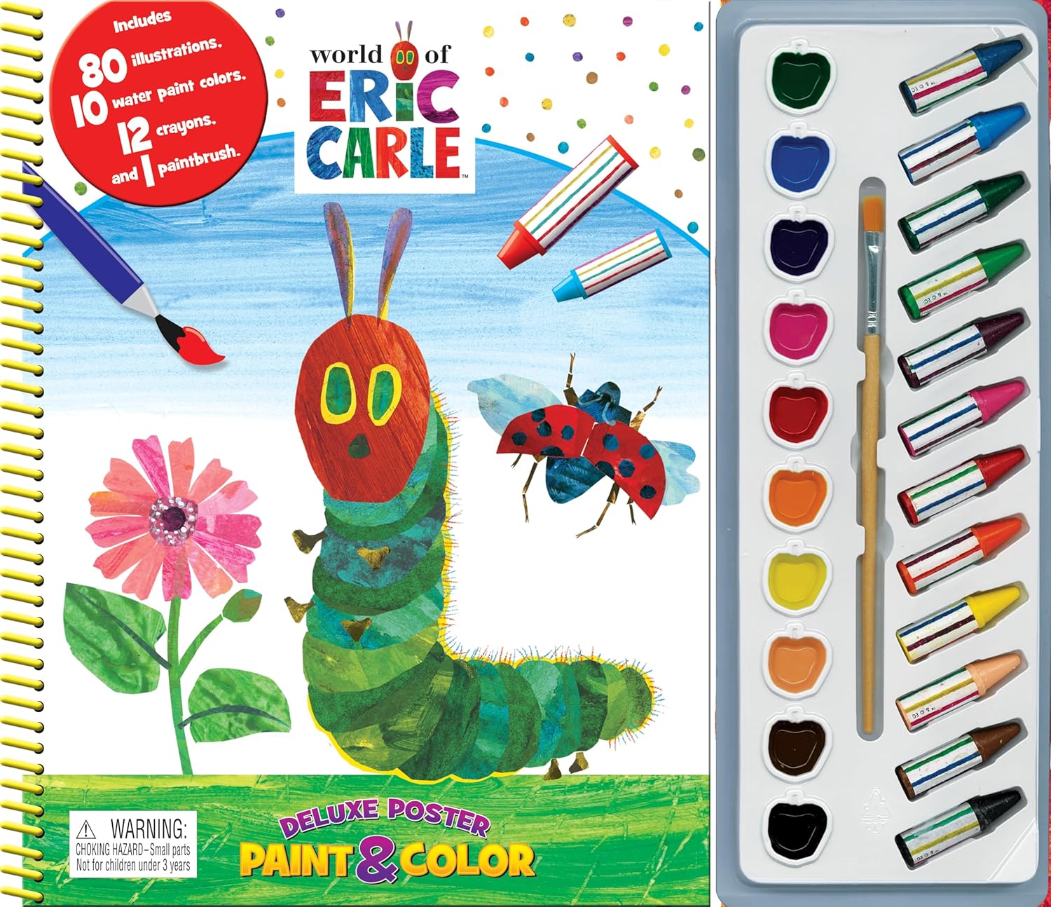 Eric Carle Deluxe Poster Paint & Color : Phidal Publishing: Amazon.in ...