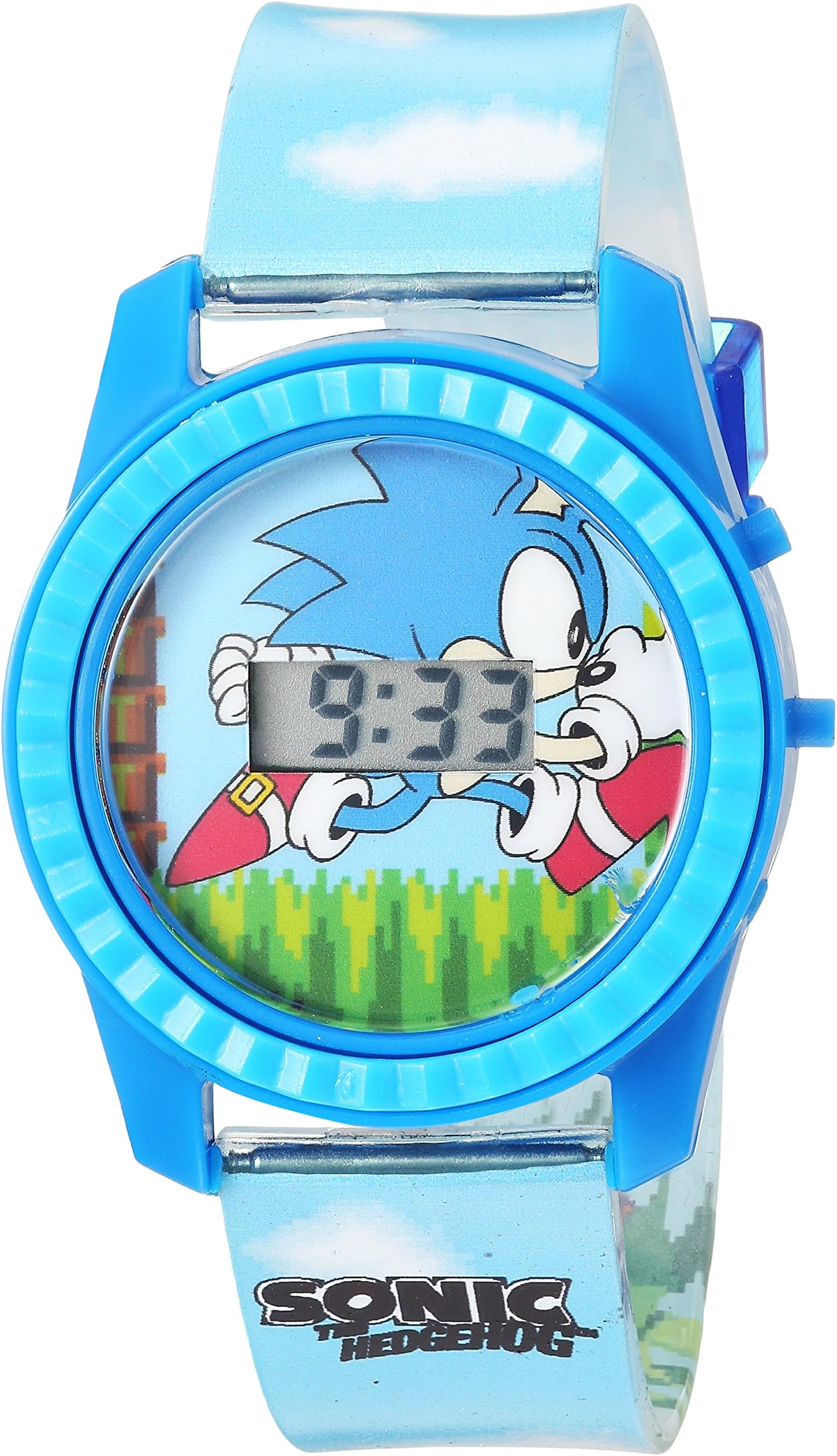 Accutime Sonic The Hedgehog - Kids, Quartz Movement - LCD Display Watch ...