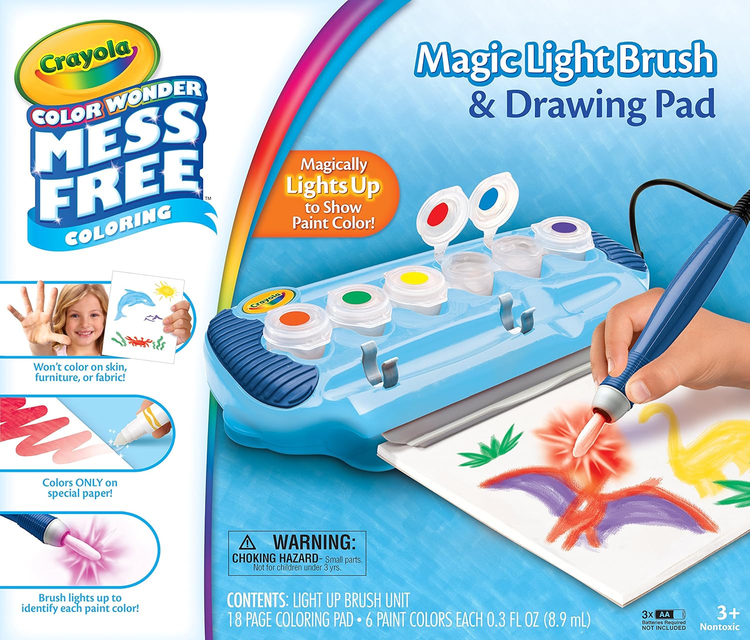 Amazon.com: Color Wonder Magic Light Brush Deluxe Kit : Toys & Games