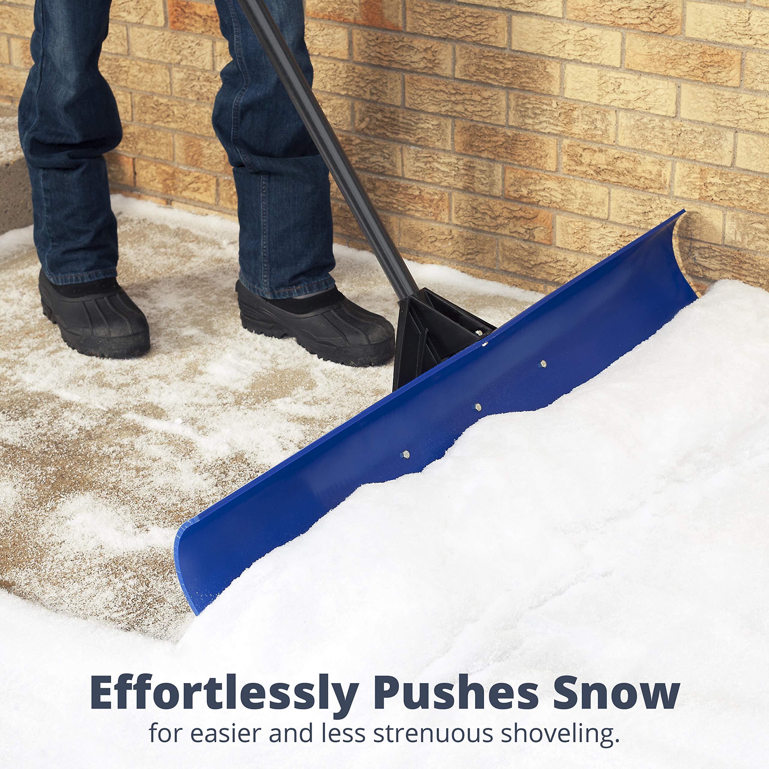 Snapklik.com : The Snowcaster 48 Inch Snow Pusher & Barn Shovel 48UPH ...