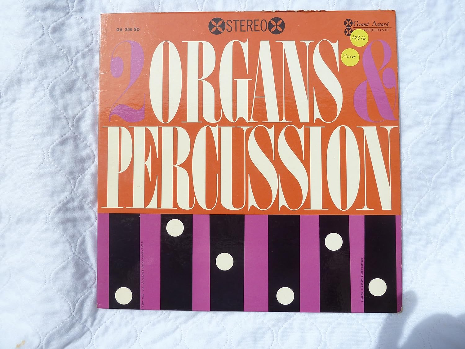 Amazon.com: 2 Organs & Percussion, Sy Mann & Nick Tagg, GA 256 SD, 1961 ...
