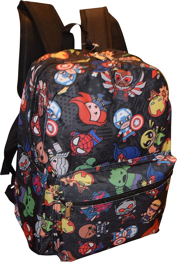Amazon.com | Marvel Avengers Allover Print 16" Large Backpack | Kids ...
