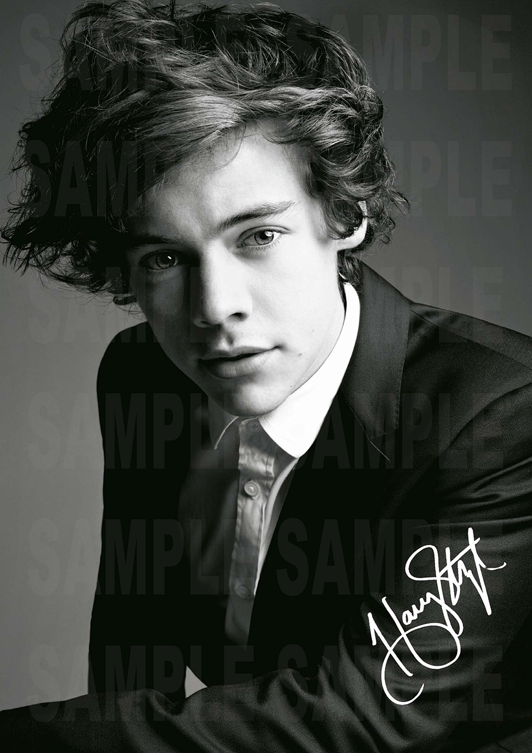 Harry Styles Signature On Paper