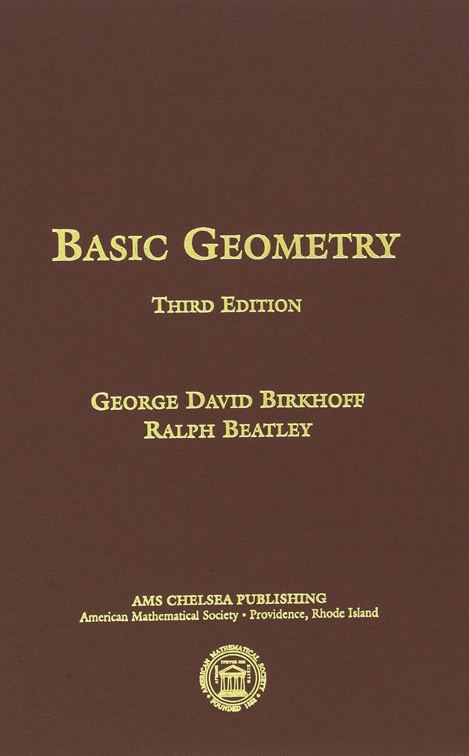 Amazon.com: Basic Geometry: 9780821821015: Birkhoff, George D., Beatley ...