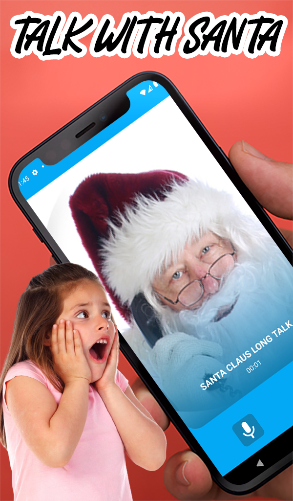 Instant call from Santa Claus - Audio and Video Call & chat Simulator ...