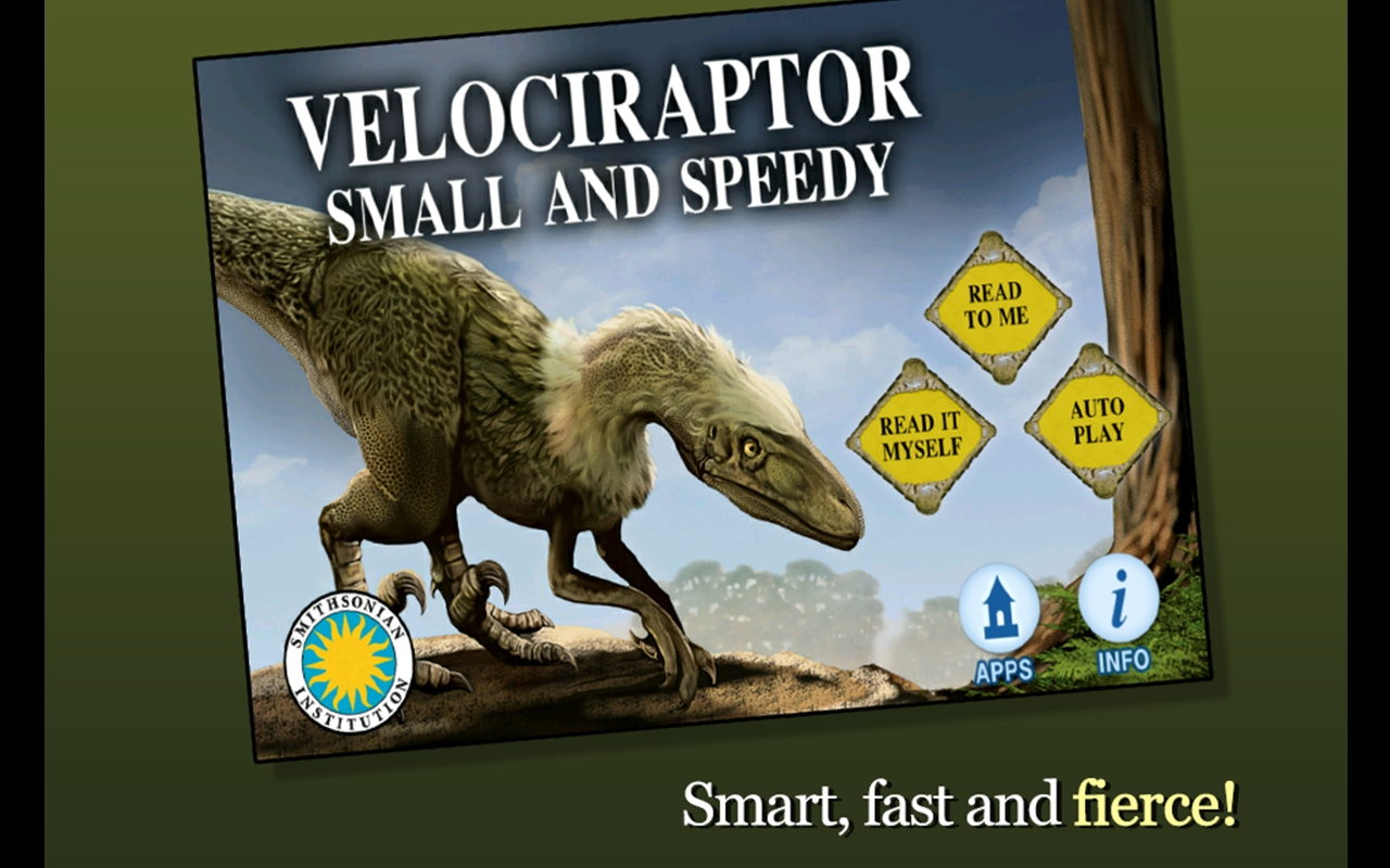 Velociraptor: Small and Speedy - Smithsonian’s Prehistoric Pals - App ...