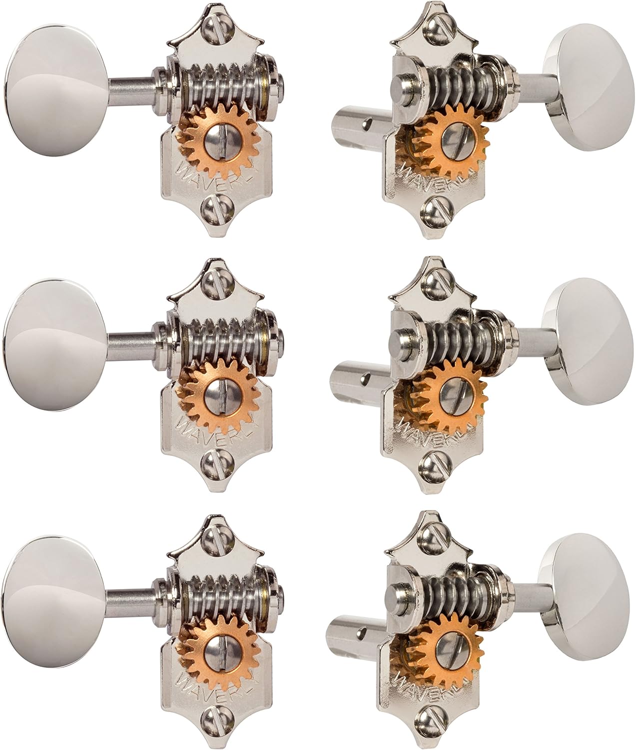 Amazon.com: Waverly Guitar Tuners with Vintage Oval Knobs for Slotted ...
