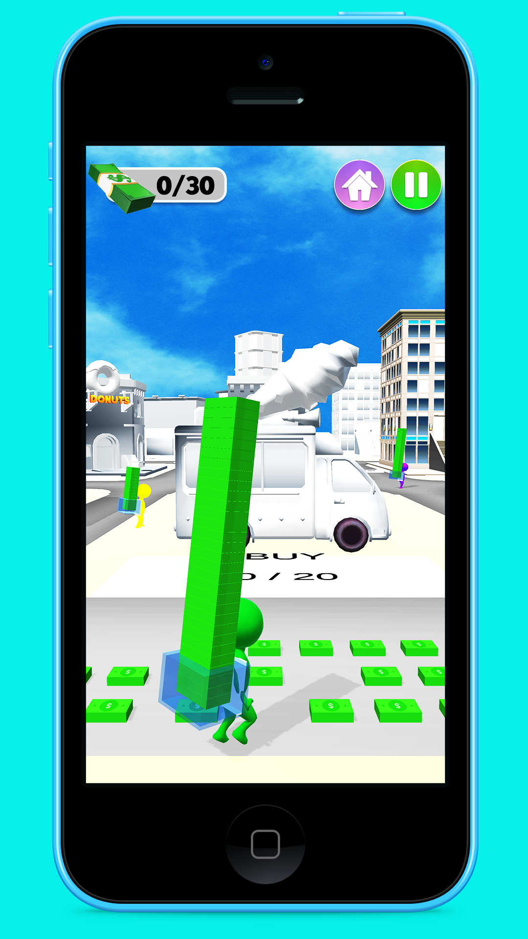 Super Money Rush 3D: Stack Cash, Run to Invest & Build Your Rich Tycoon ...