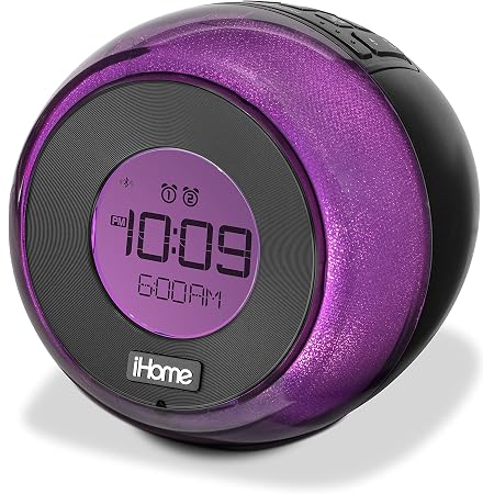 Amazon.com: iHome iBT29BC Bluetooth Color Changing Dual Alarm Clock FM ...