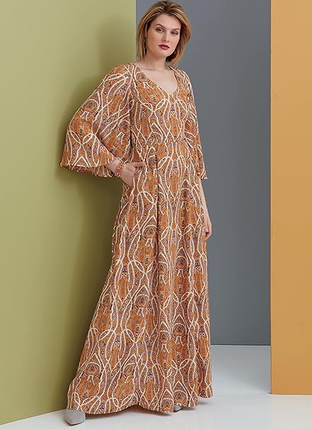 Amazon.com: McCall's V9328A5 Easy Women's Close-Fitting Dress Sewing ...