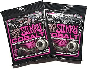 Ernie Ball 2720 Power Slinky Cobalt Electric Guitar Strings 11-48 2 Pack : Amazon.ca: Musical ...