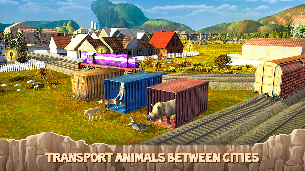 Hyper Realistic Animal Delivery Mission: Cargo Ark Train Suburban ...