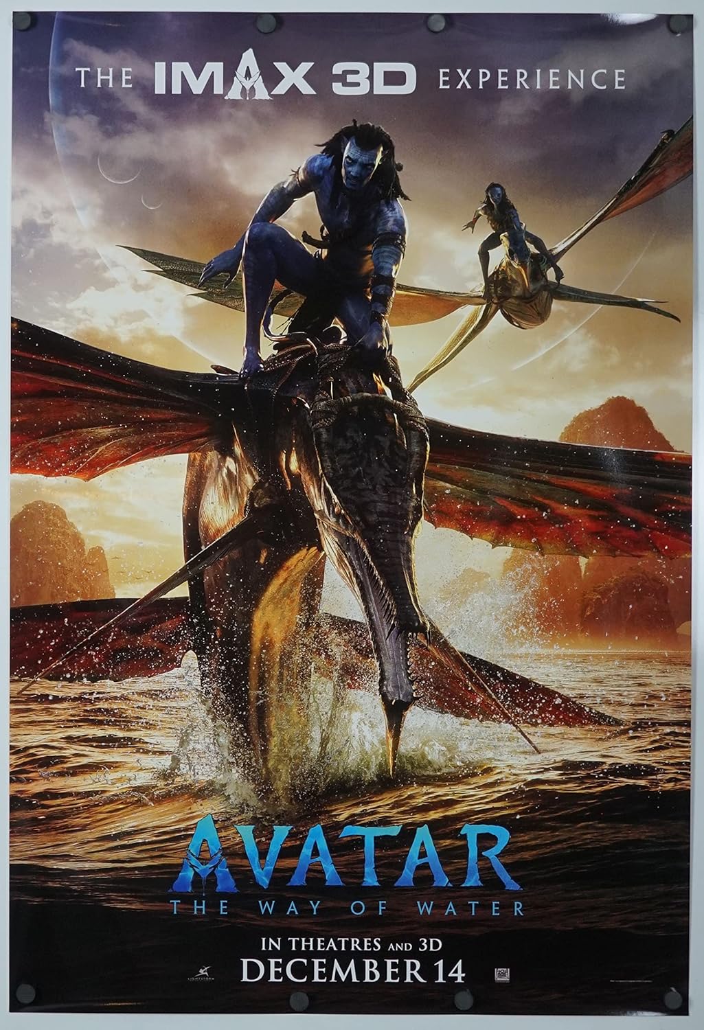 Amazon.com: AVATAR THE WAY OF WATER MOVIE POSTER 2 Sided ORIGINAL ...