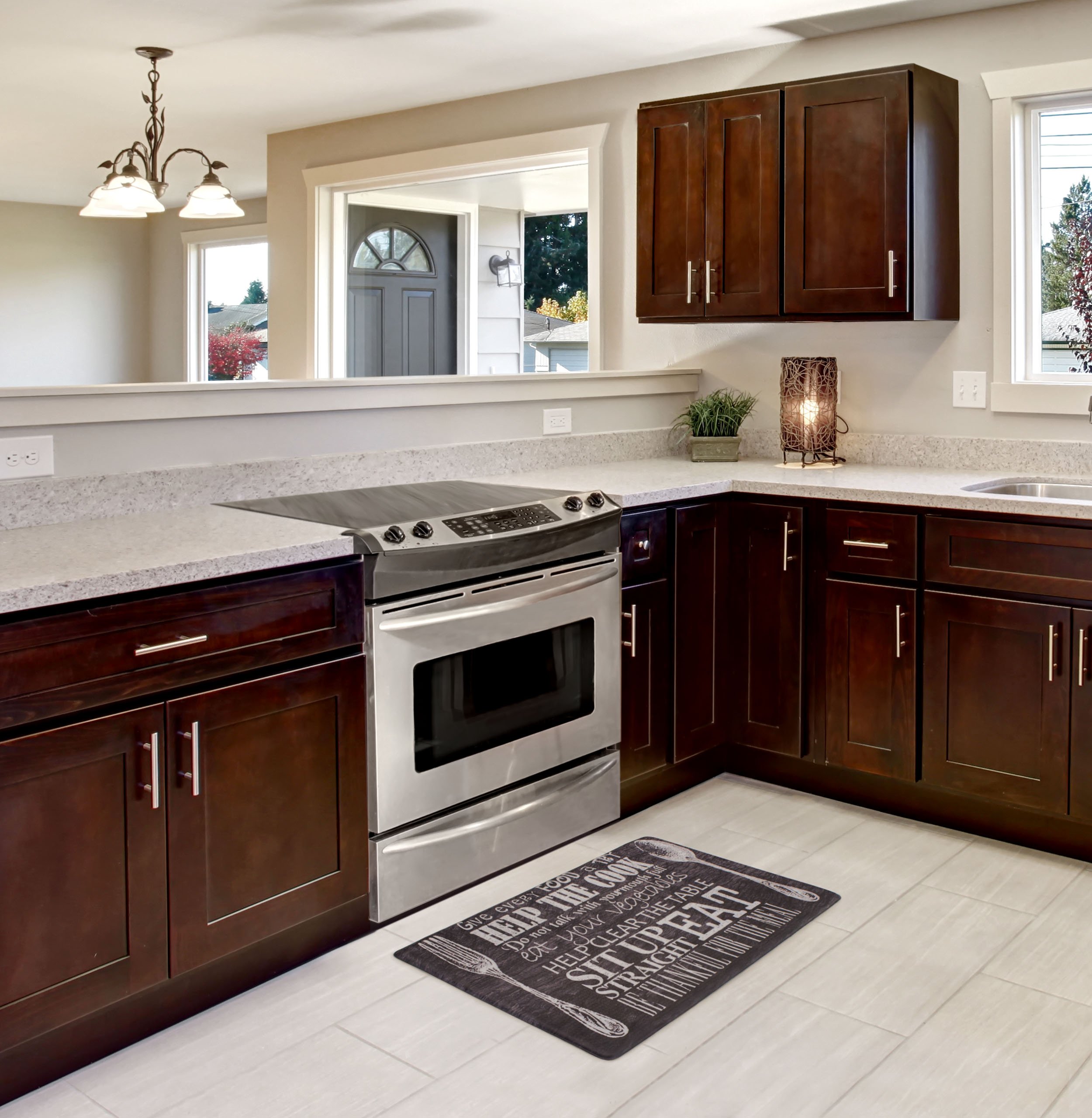 Amazon.com: Chef Gear - Anti-Fatigue Gelness Kitchen Mat, Seasoned with ...